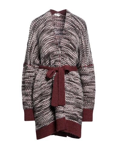 MANILA GRACE Cardigan Size Wool, Polyamide, Acrylic, Viscose - Red