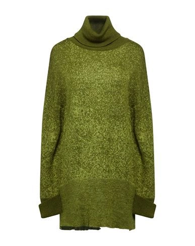 MANILA GRACE Turtleneck Military Size Acrylic, Polyamide, Mohair Wool - Green