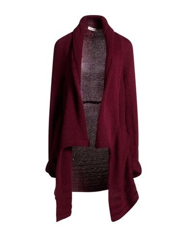 MANILA GRACE Cardigan Burgundy Size Alpaca Wool, Wool, Acrylic, Polyamide - Red