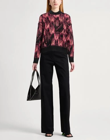 MANILA GRACE Jacquard-knit Crewneck Sweater