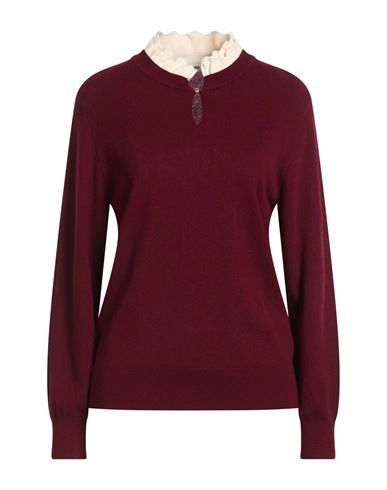 Sandro Sweater Burgundy Size Wool, Cashmere - Red