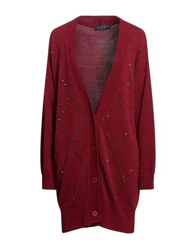 KAOS Cardigan Brick Size Acrylic, Viscose, Wool, Alpaca Wool - Red
