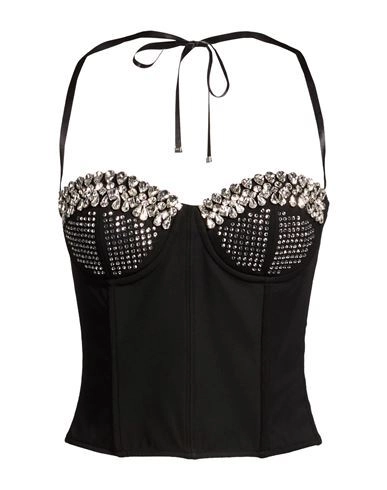 Pinko Top Size Polyester, Viscose, Elastane - Black