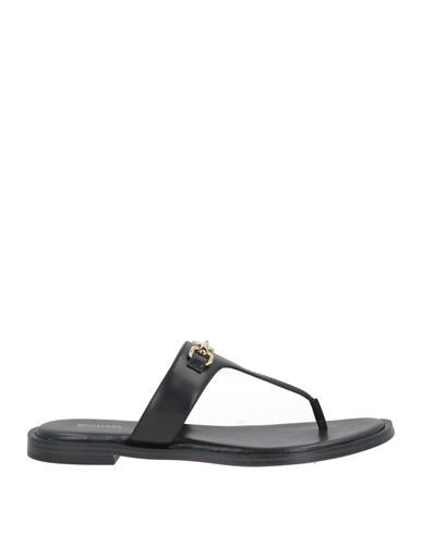 Michael Kors Thong Sandal Size Leather - Black