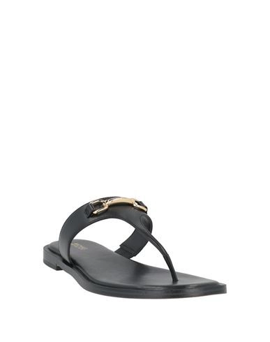 Michael Kors Leather Thong Sandals With Embellishments