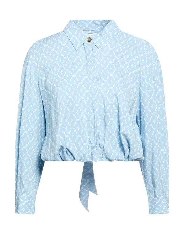 Elisabetta Franchi Viscose Printed Long Sleeve Shirt