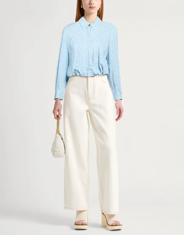 Elisabetta Franchi Viscose Printed Long Sleeve Shirt