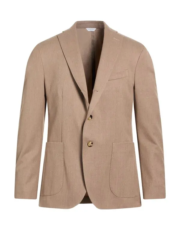 Boglioli Blazer Light Brown Size Polyester, Virgin Wool, Viscose, Elastane