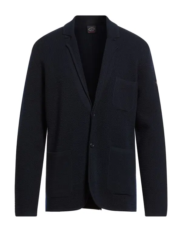 Paul & Shark Virgin Wool Single-breasted Blazer