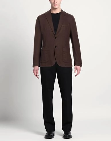 PAOLONI Blazer Dark Size Virgin Wool, Polyamide, Elastane