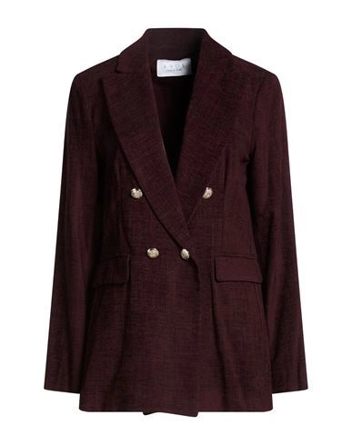 KAOS Double-breasted Viscose And Cotton Blend Blazer - Red