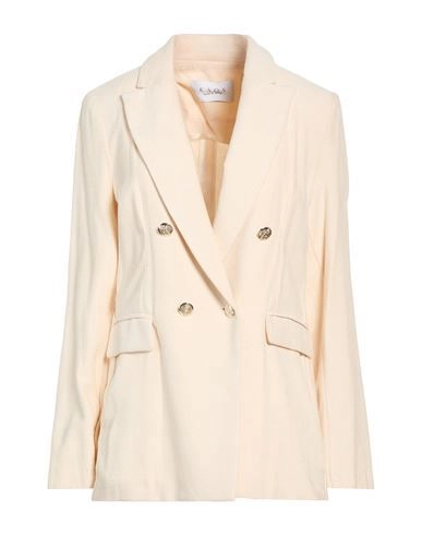 KAOS Double-breasted Viscose And Cotton Blend Blazer - White