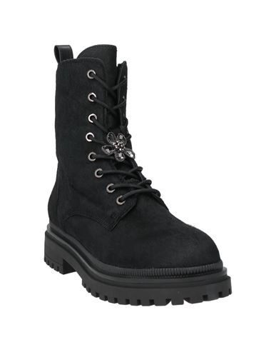 APEPAZZA Calf Hair Lace-up Ankle Boots