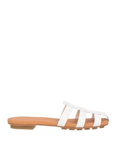 ODISSI Sandals Size Calfskin - White