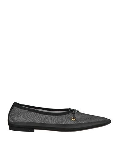 ODISSI Ballet Flats Size Textile Fibers, Leather - Black