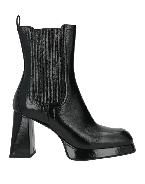 GIORGIO FABIANI Leather Ankle Boots - Black