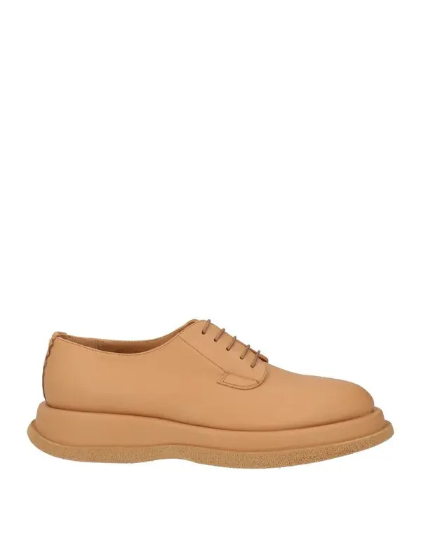 THE ANTIPODE Camel Leather Derby Shoes