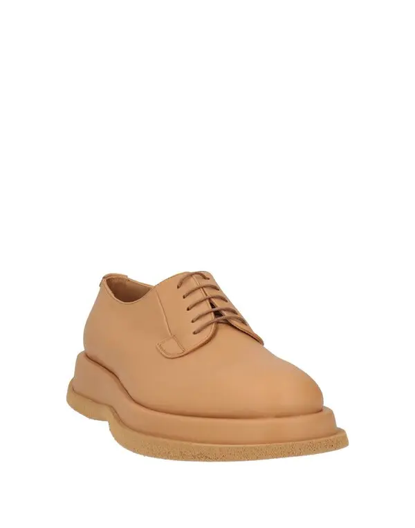 THE ANTIPODE Camel Leather Derby Shoes