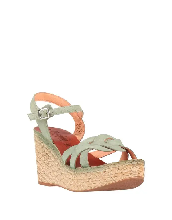 FELMINI Suede Wedge Sandals