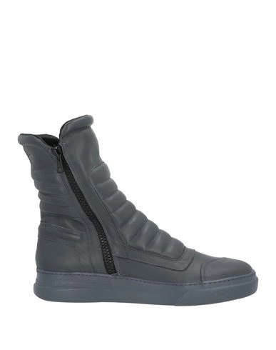BRUNO BORDESE Leather Ankle Boots - Grey