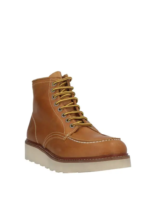 DOCKSTEPS Lace-up Leather Ankle Boots With Wedge