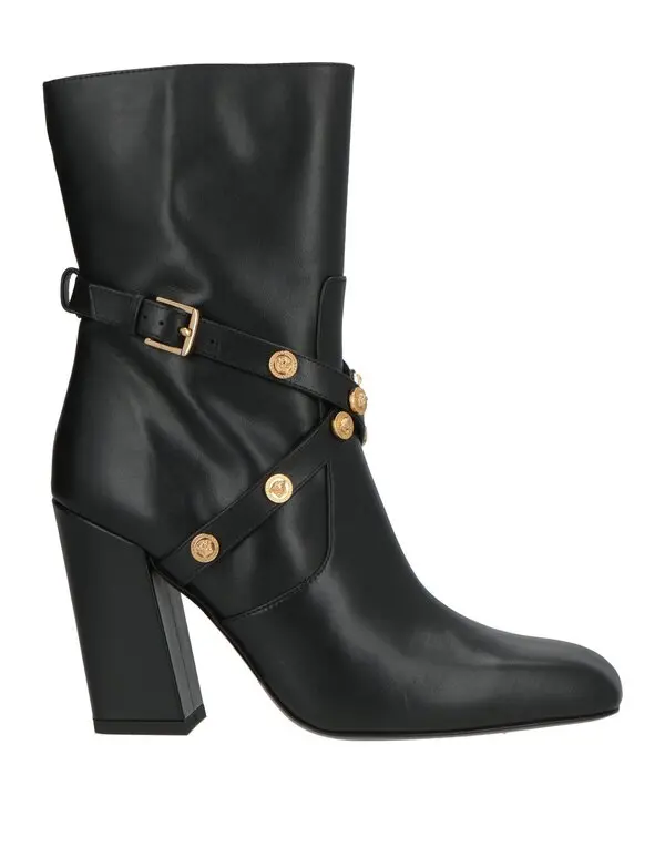 Versace Leather Ankle Boots