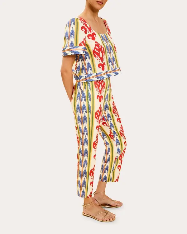 Mestiza New York Palau Ikat Cigarette Pants