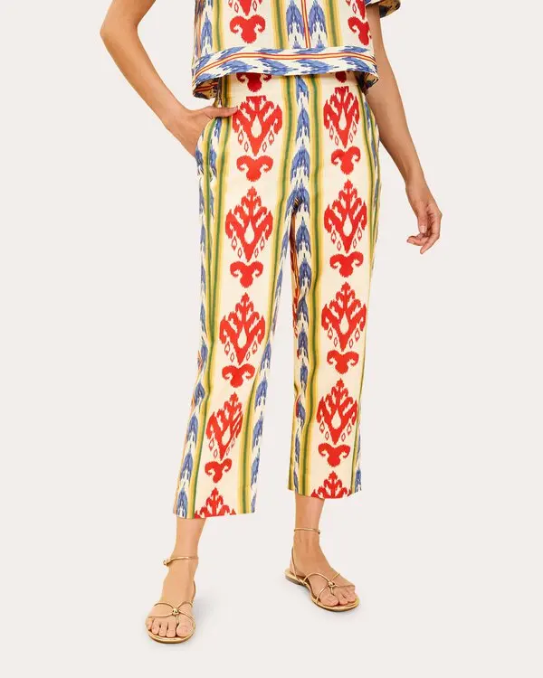 Mestiza New York Palau Ikat Cigarette Pants