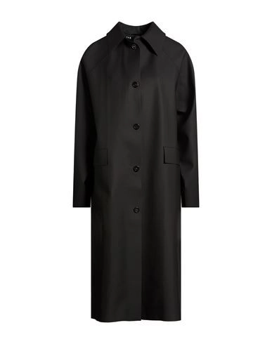 KASSL EDITIONS Overcoat & Trench Coat Size Polyester, Polyurethane - Black