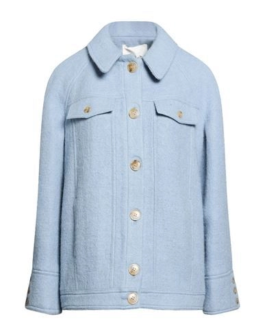 Ba&sh Coat Light Size Wool, Polyamide, Alpaca Wool - Blue