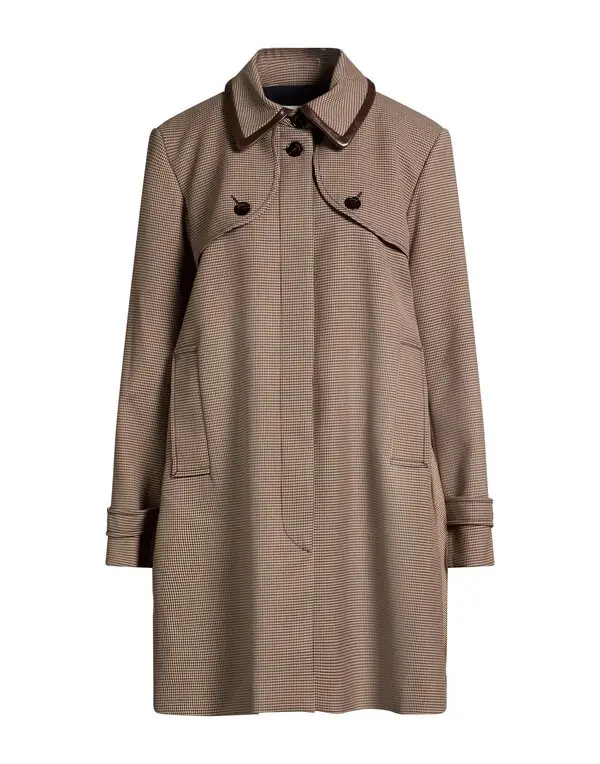 Sandro Mackintosh Tweed Overcoat