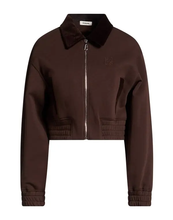 Sandro Jacket Size Cotton, Polyester