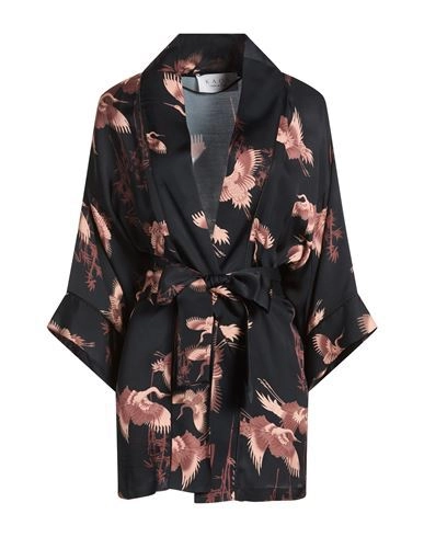 KAOS Belted Viscose Jacket - Black