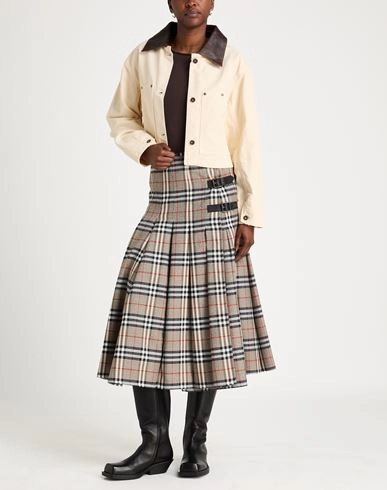 Sandro Organic Cotton Jacket With Leather Trims