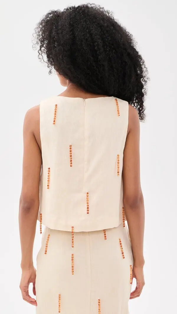 VRG GRL Siena Linen Top