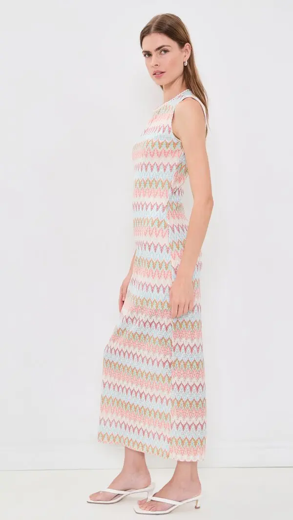 Hill House Home Taytum Maxi Dress - White Multi