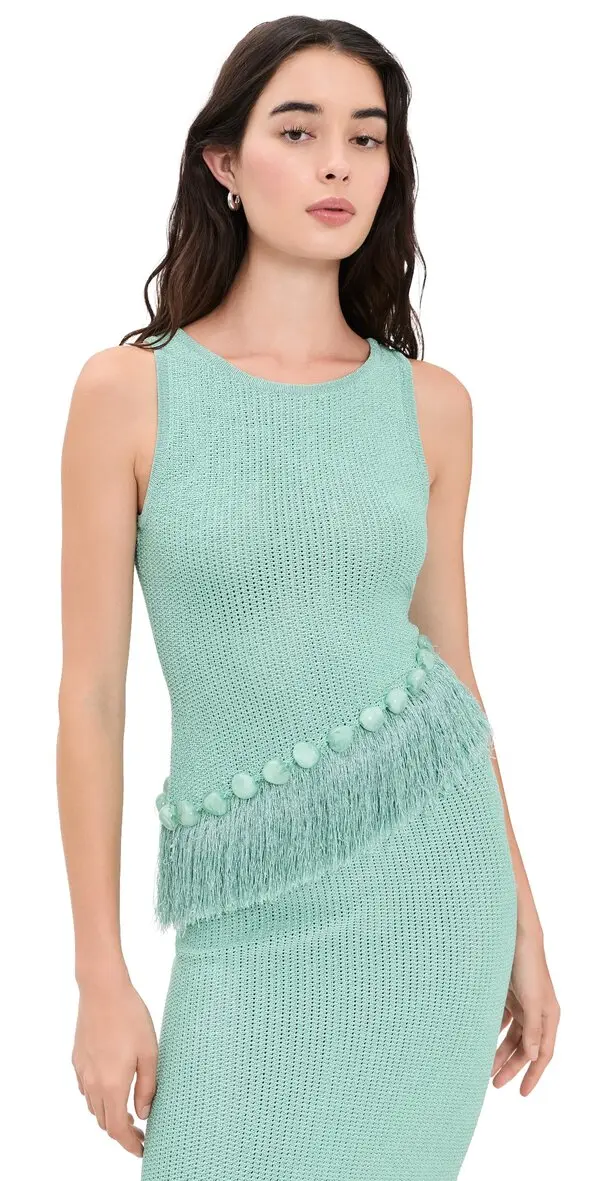 THE WOLF GANG Casilda Tank - Seafoam