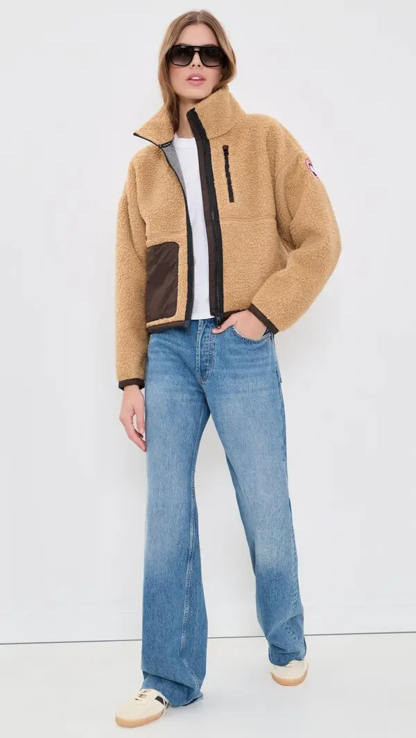Canada Goose Simcoe Fleece Jacket - Ecru Beige