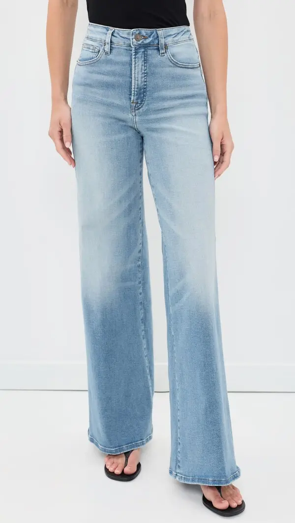 Good American Good Waist Palazzo Jeans