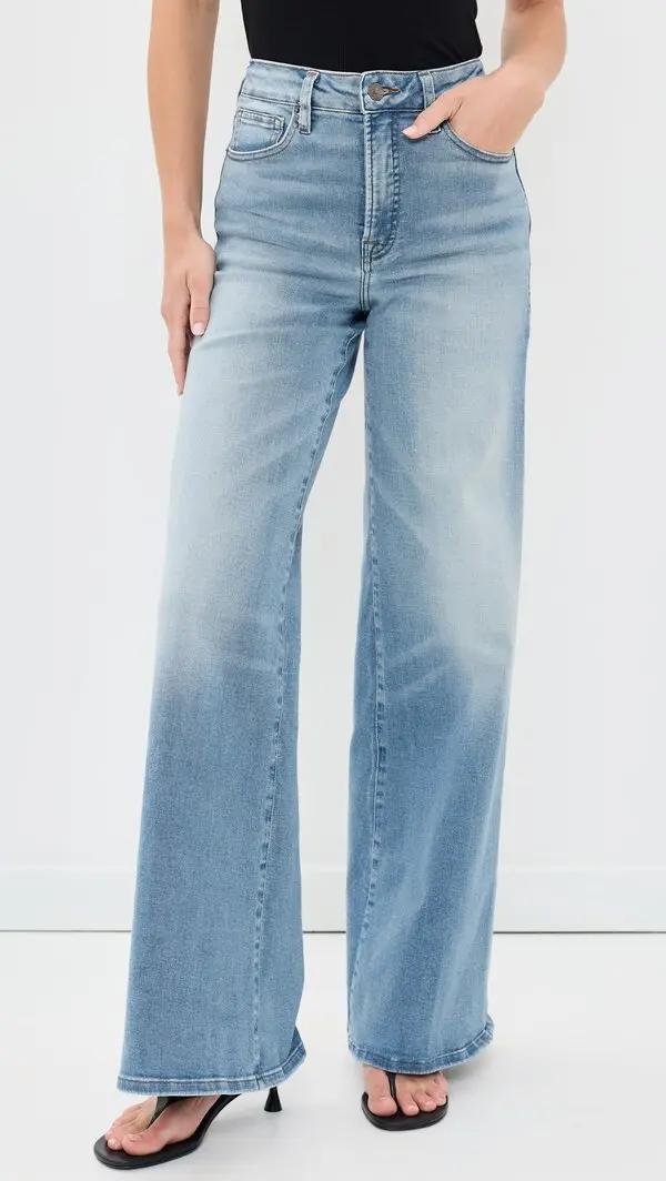 Good American Good Waist Palazzo Jeans