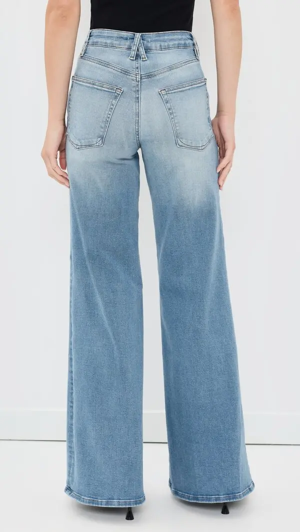 Good American Good Waist Palazzo Jeans