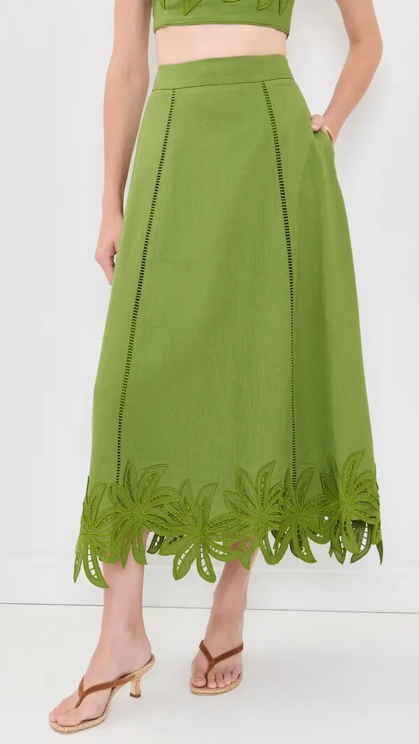 English Factory Palm Tree Skirt