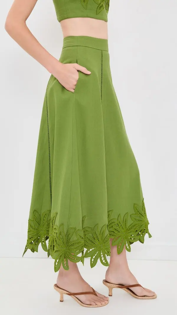 English Factory Palm Tree Skirt