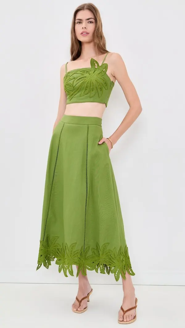 English Factory Palm Tree Skirt