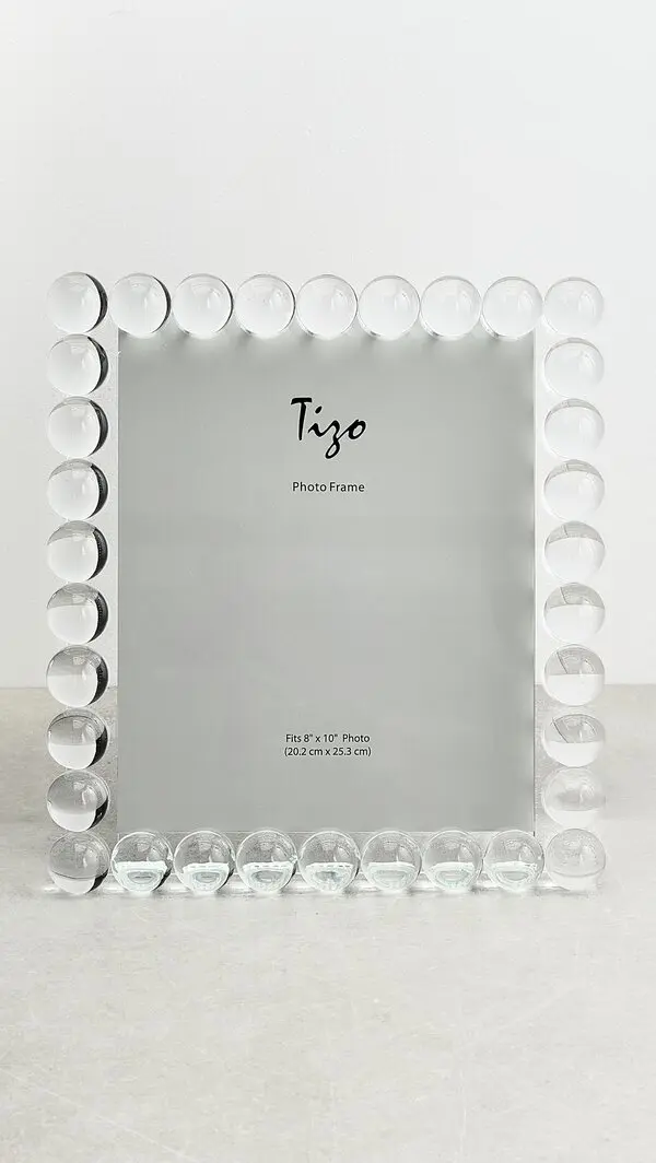 TIZO DESIGN Crystal Glass Bubble Frame 8x10