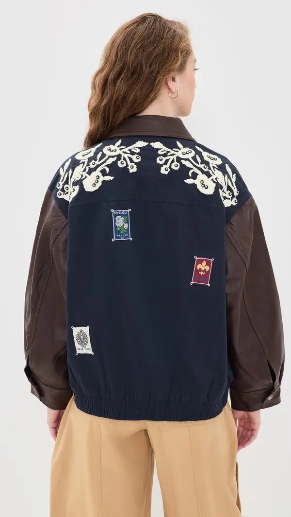 Sea Georgie Sportswear Embroidered Jacket