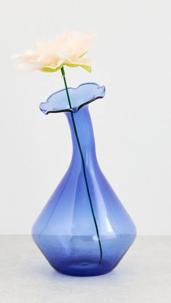 TIZO DESIGN Glass Angled Neck Large Vase