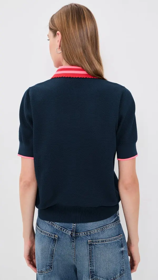 Essentiel Antwerp Kontrast Knitted Polo