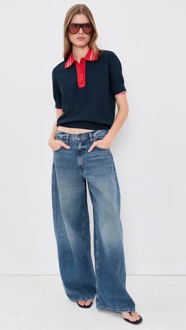 Essentiel Antwerp Kontrast Knitted Polo