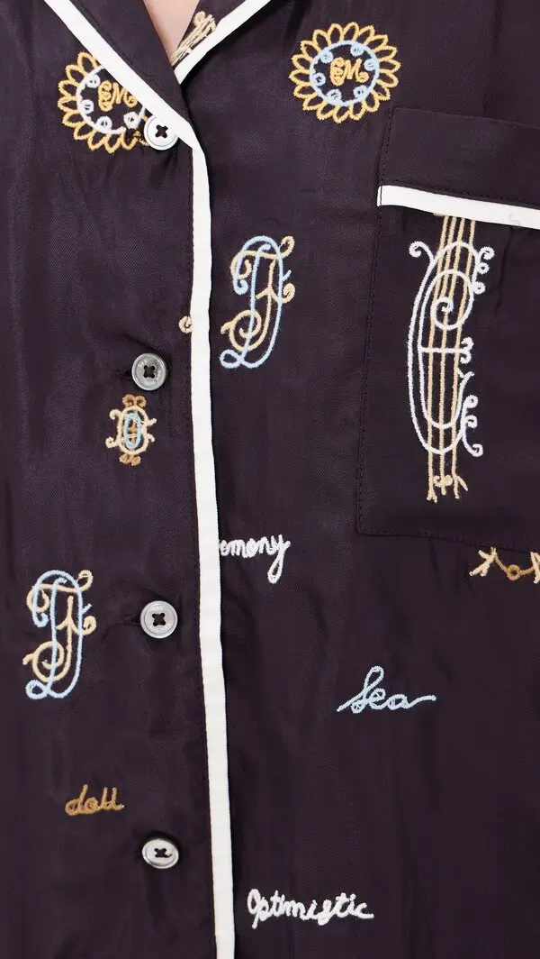 Sea Juliet Embroidered Top